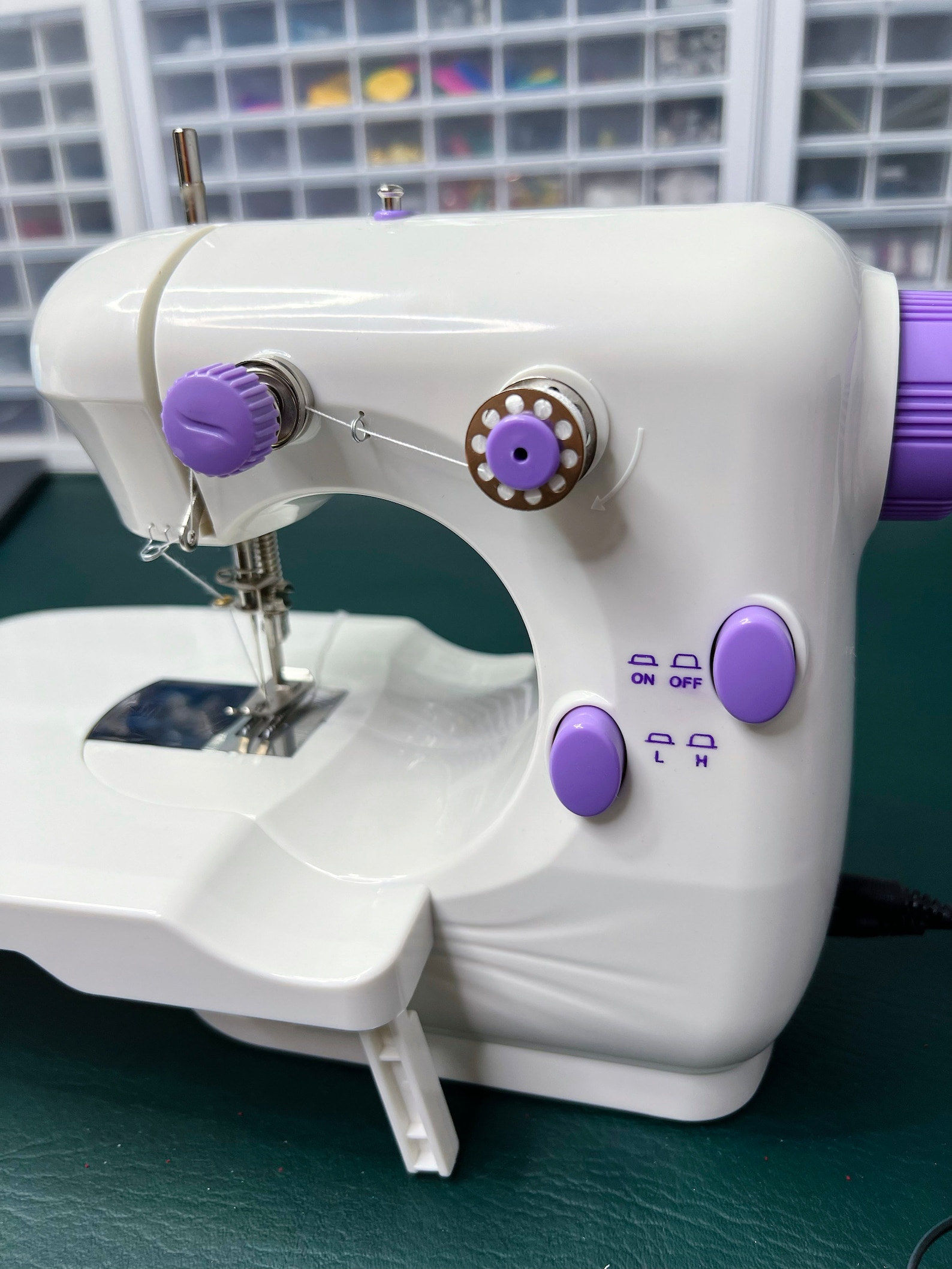 Mini Electric Sewing Machine: Portable DIY Clothing Crafting - Etsy
