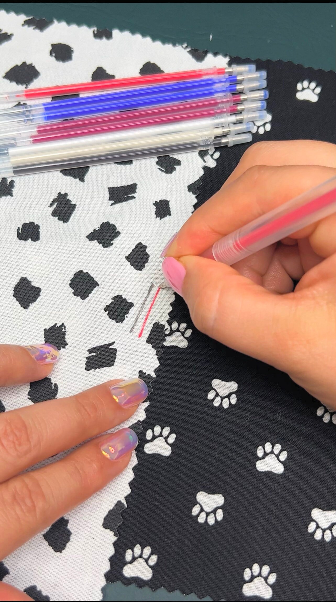 10pcs/set Heat Erasable Magic Marker Pen Temperature Disappearing ...