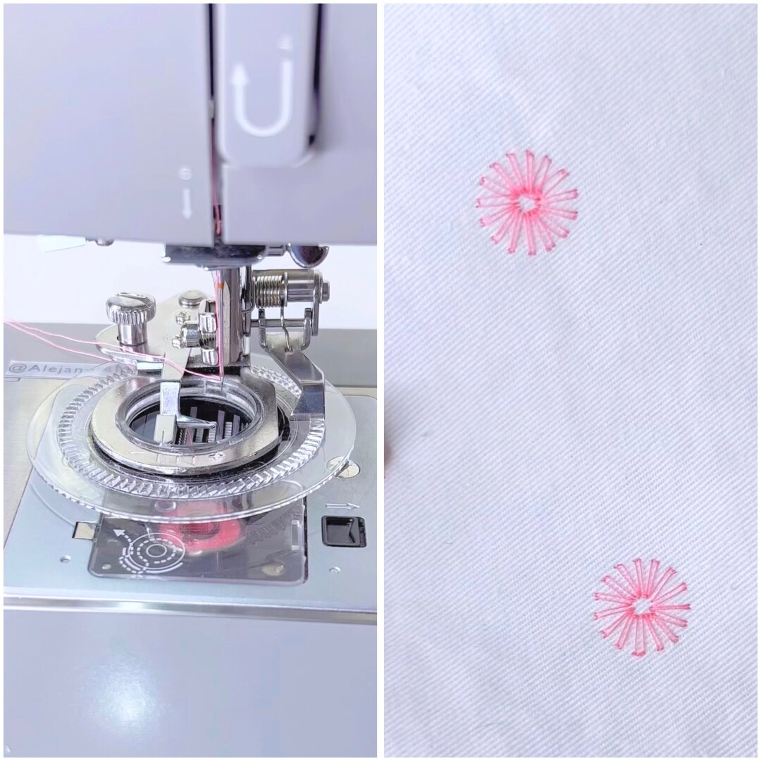 Flower Stitch Presser Foot for Domestic Sewing Machine - Etsy