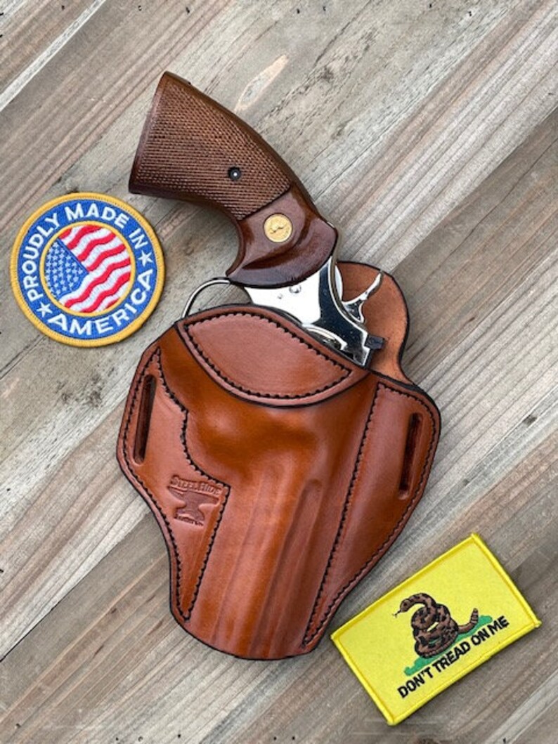 Colt Python Leather Holster 4" and 4-1/4" NEW MODEL - Etsy