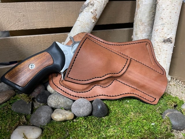 Colt Python Cross Draw Leather OWB Holster Concealed Carry 4 and 4-1/4 ...