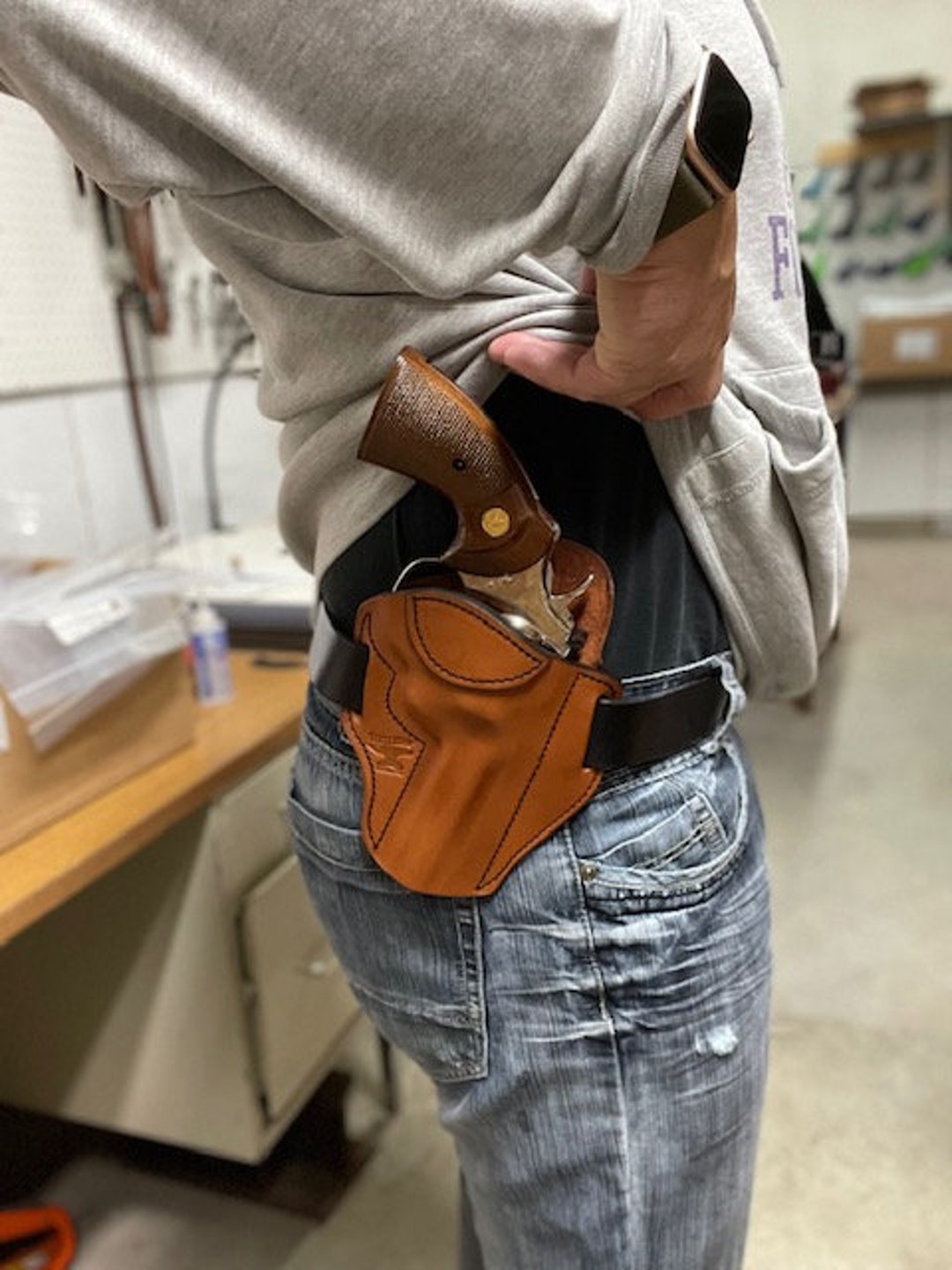 Colt Python Leather Holster 4" and 4-1/4" NEW MODEL - Etsy