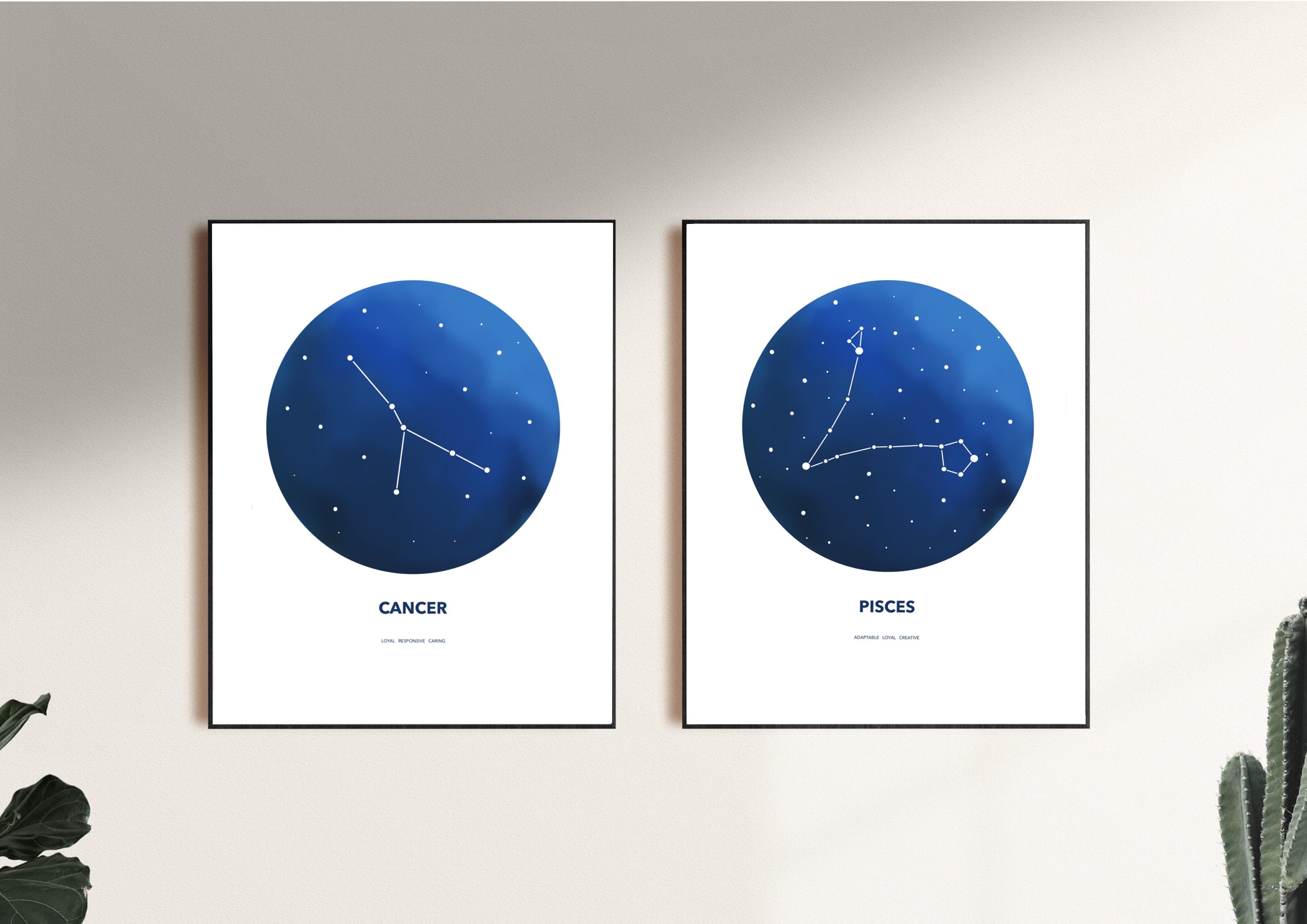 Zodiac Constellation Posters and Cards - Etsy