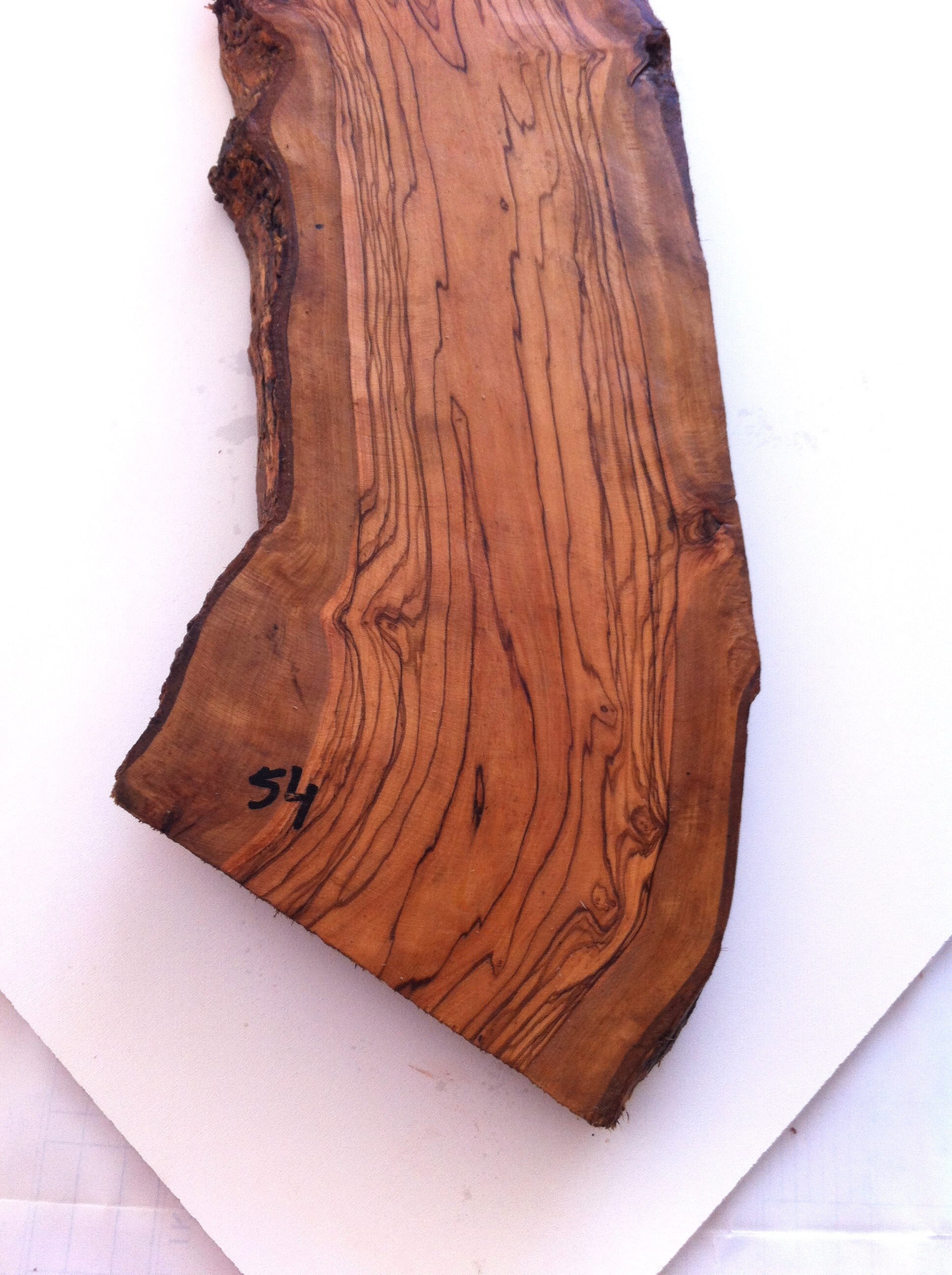 21x6 Inc.olive Wood River Slab, Live Edge Turkish Olive River Slice ...