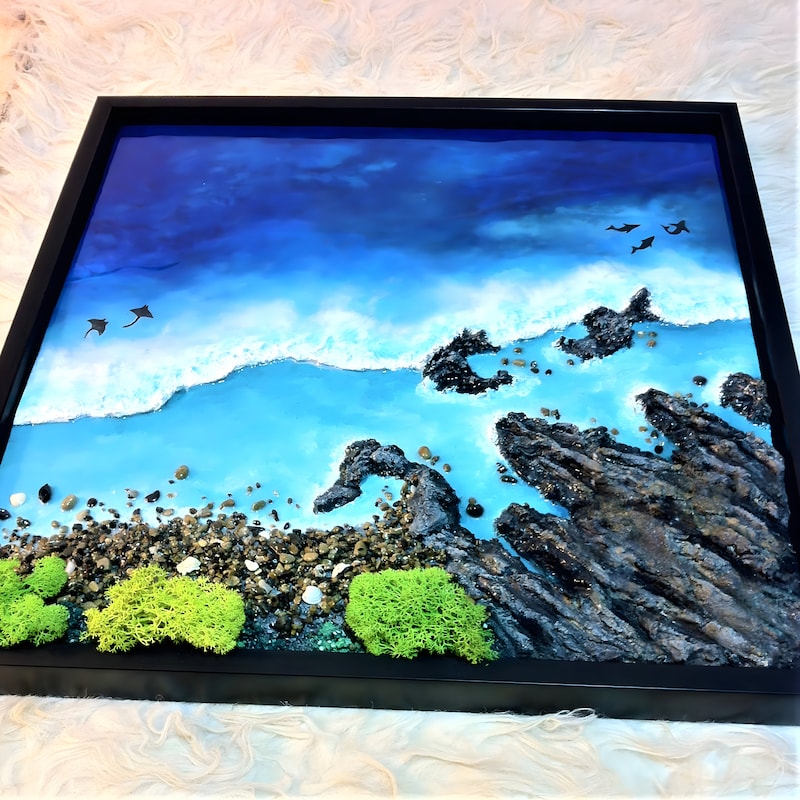 Resin Ocean Wall Art - Etsy