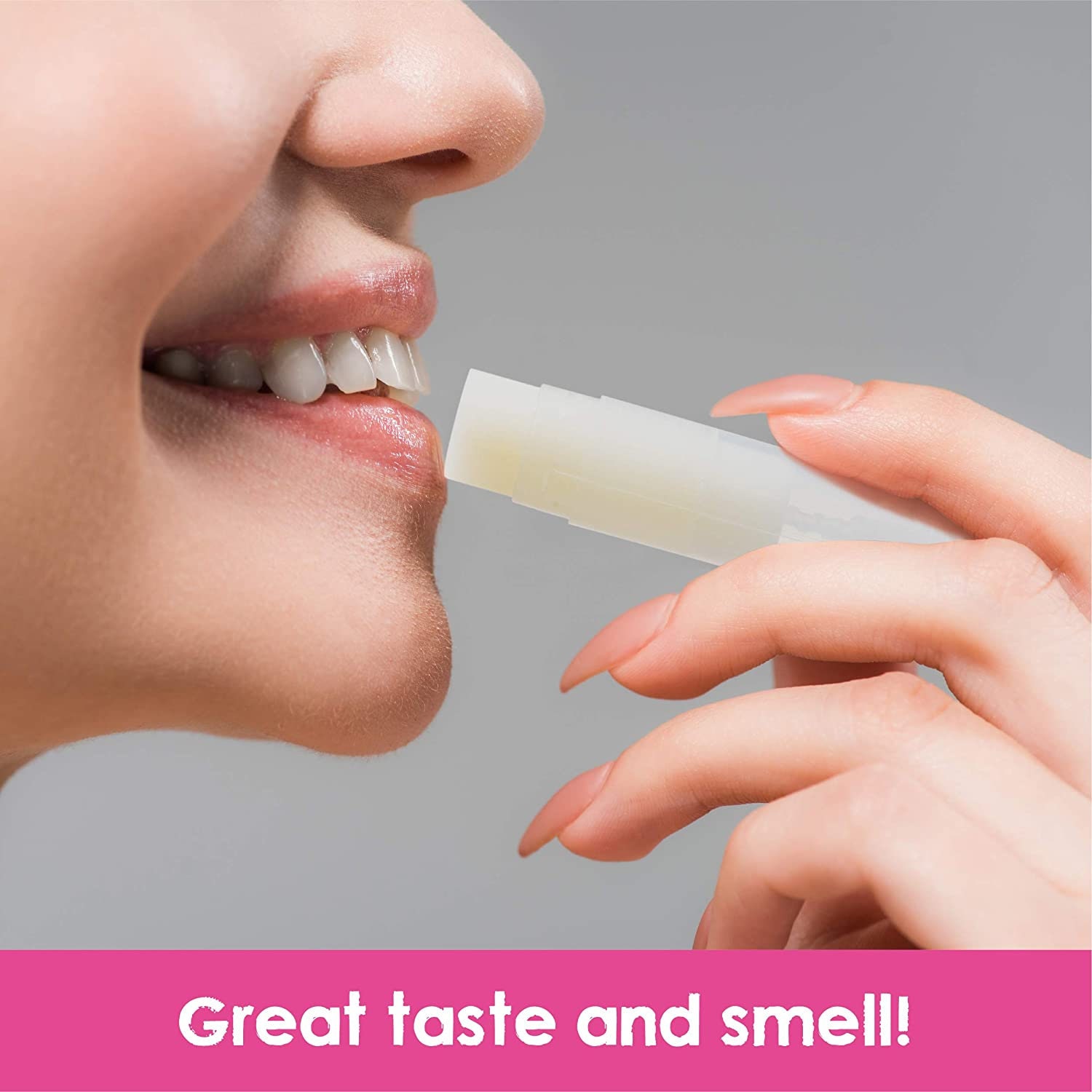 White Solid Lip Balm Bulk Containers With Fresh Coconut and Strawberry ...