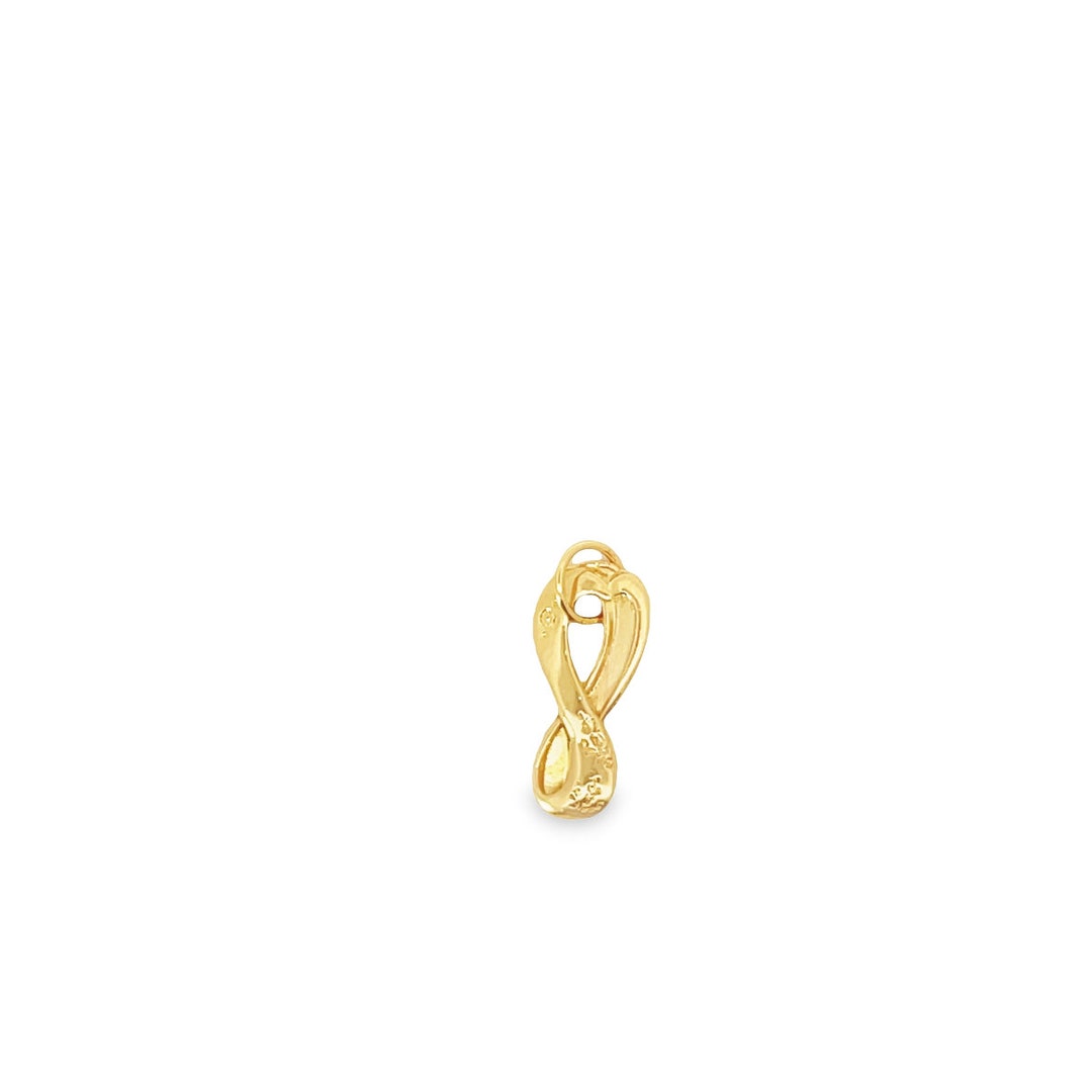 18K Gold Filled Small Dainty Infinity Pendant Gold Infinity Charm ...