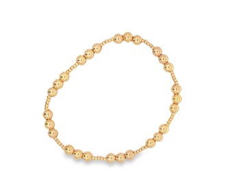 14k Gold Plated Stacking Bracelets Stackable Bracelets - Etsy