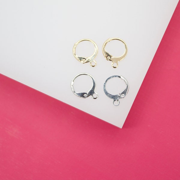 French Clasp Earrings - Etsy
