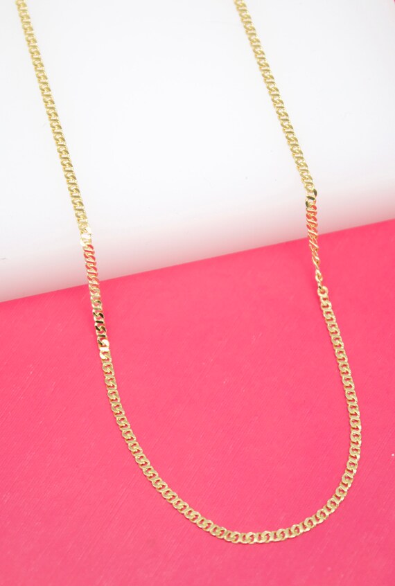 18K Gold Filled 2mm Double Cuban Chain for Wholesale Dainty - Etsy