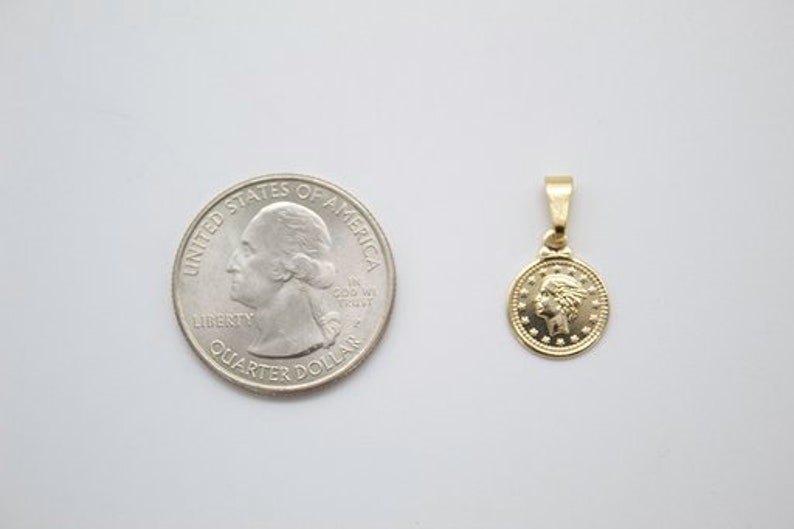 Shiny/dull 18K Gold Coin Craft Supplies Diy Jewelry - Etsy