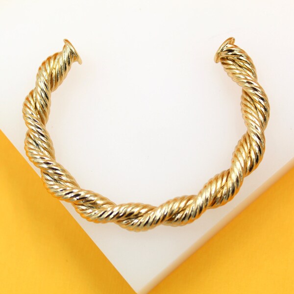 Twisted Bangle - Etsy