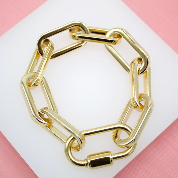 Chunky Paperclip Bracelet - Etsy