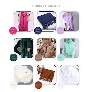 Personalized Shawl Pashmina With Signature Embroidery , You Can ...