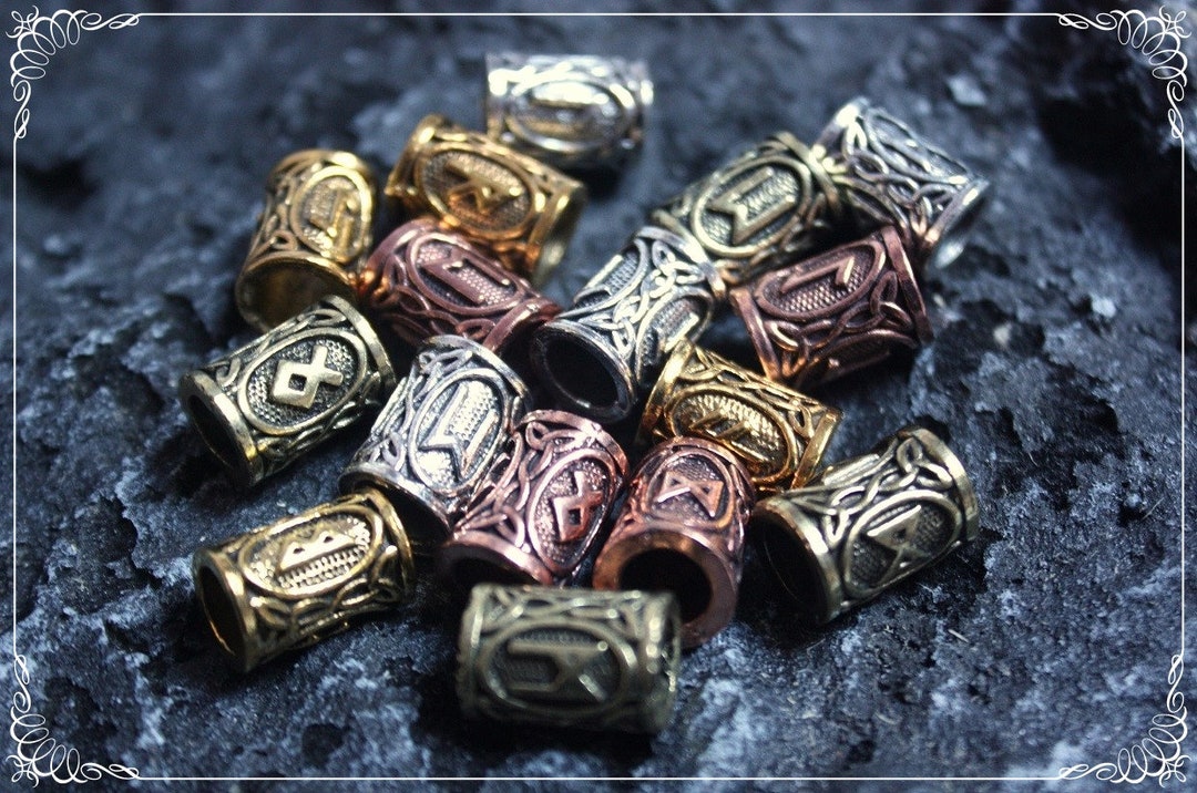 Hair Beads Beard Runes Viking Futhark - Etsy
