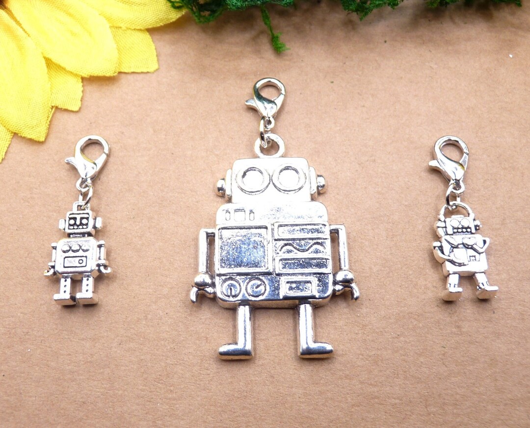 Robot, Technology, Pendant With Carabiner, Help, Technical Apparatus ...