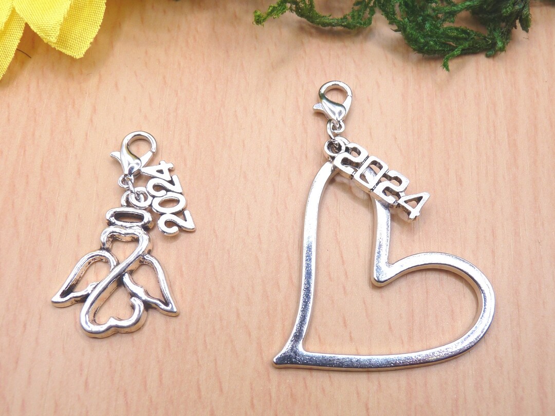 2024 Year 2024 Year With Heart Year With Angel Angel 2024 - Etsy
