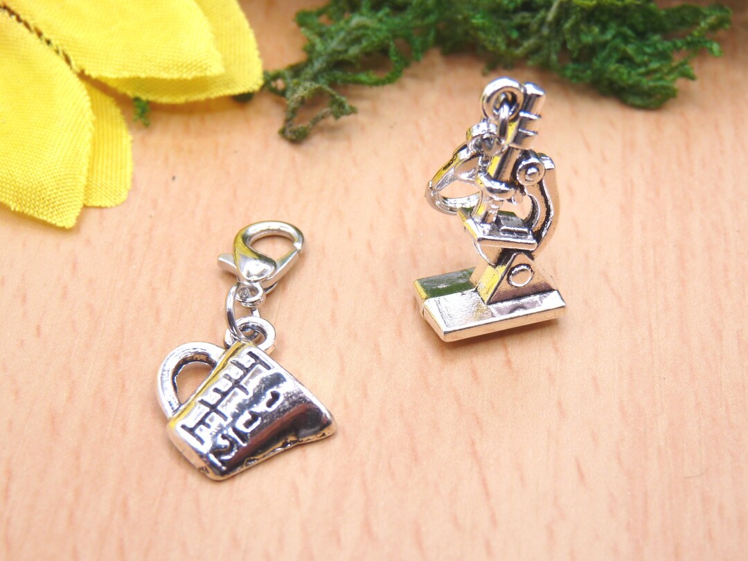 Laboratory Microscope 3D, Measuring Cup With Scale, Pendant With ...