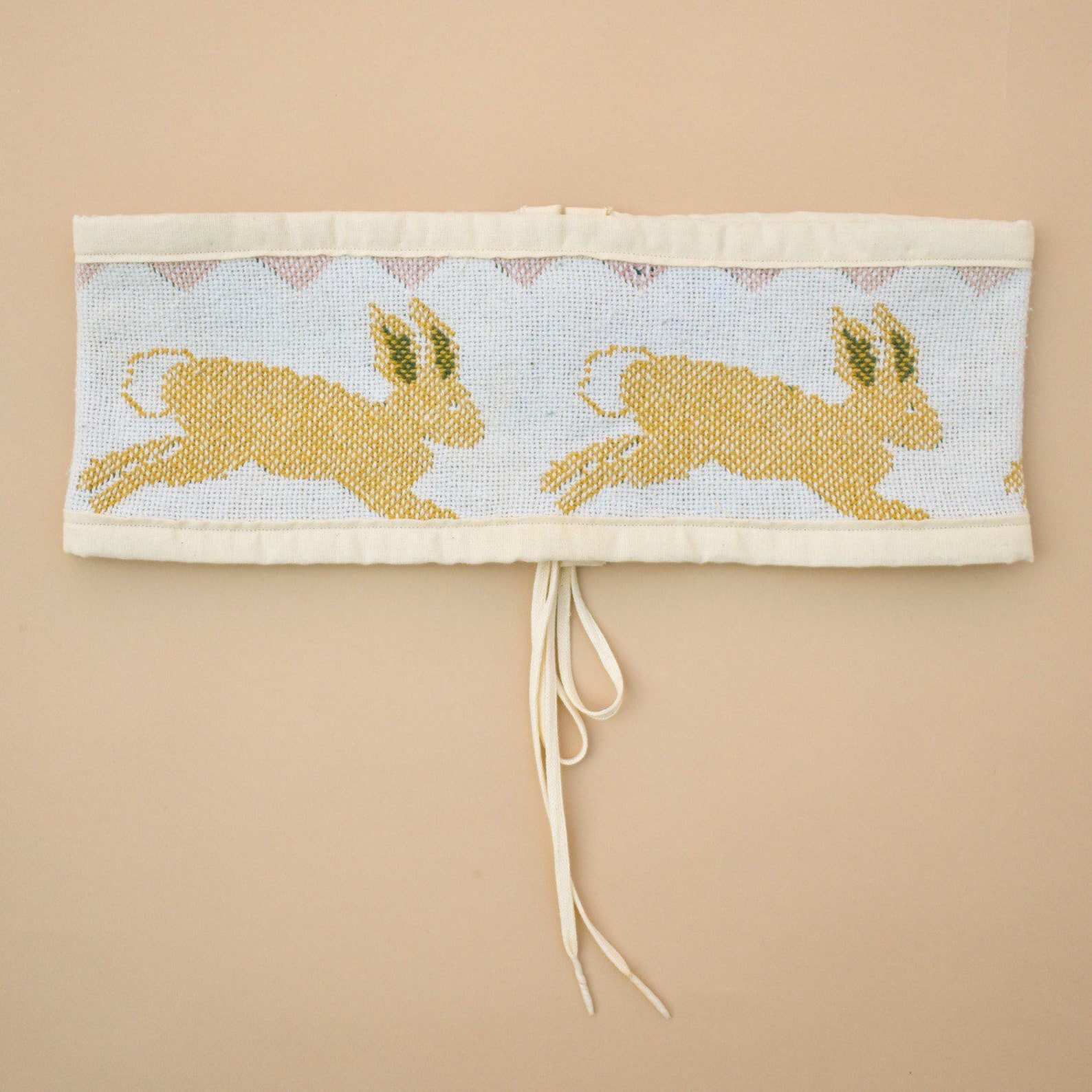 Ooak vintage bunny adventure belt with removable heart pocket | Etsy