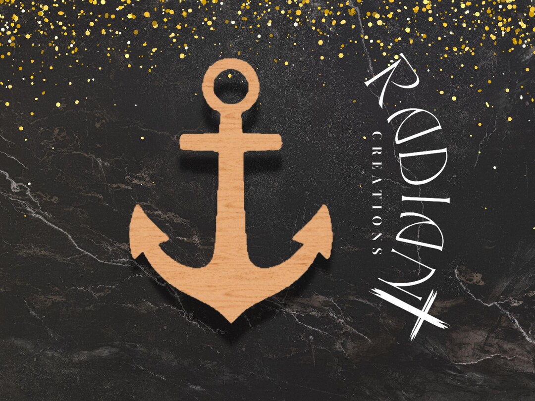 MDF Anchor Cutout: Unfinished Nautical Wall Decor, DIY Craft Supply - Etsy