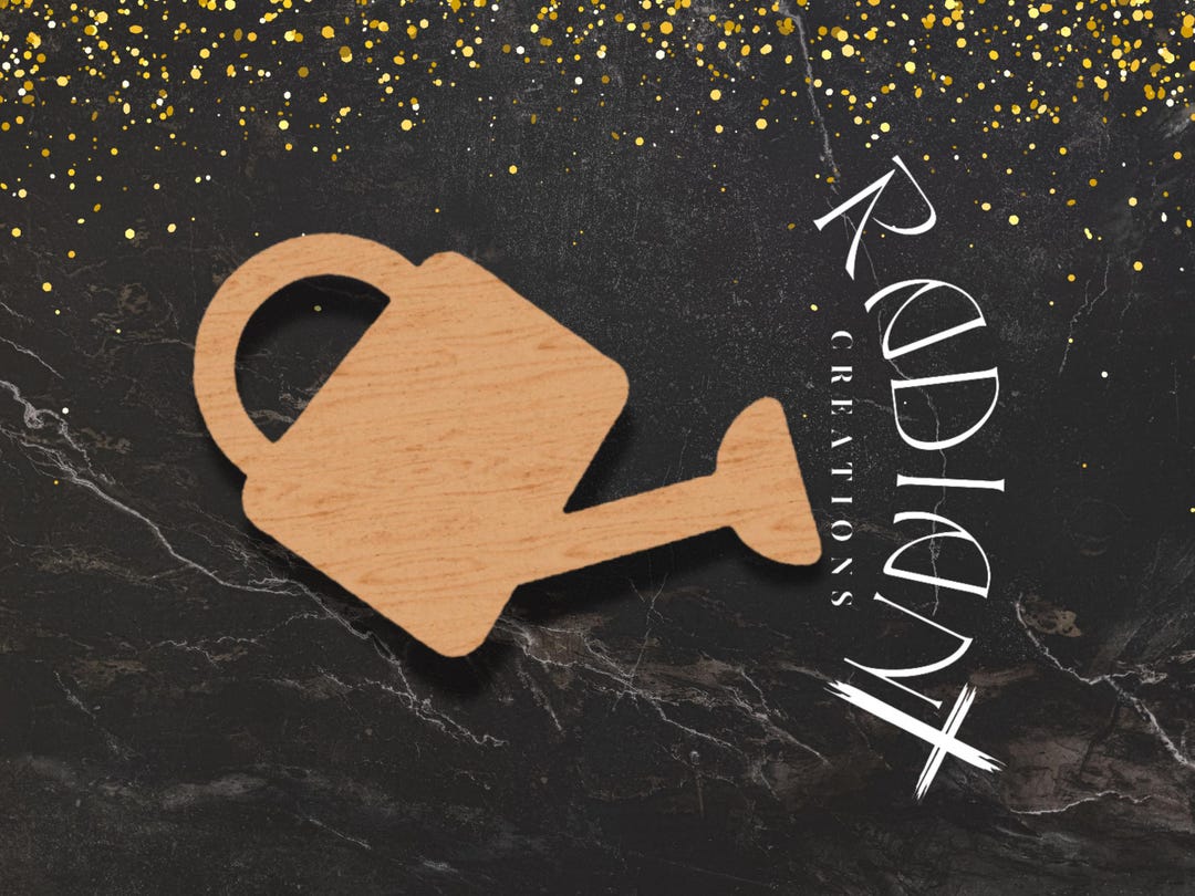 Wooden Watering Can Shape for DIY Door Hangers, Custom Paint Your Own ...