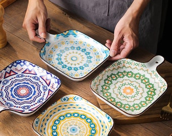 Ceramic Plate Set - Etsy