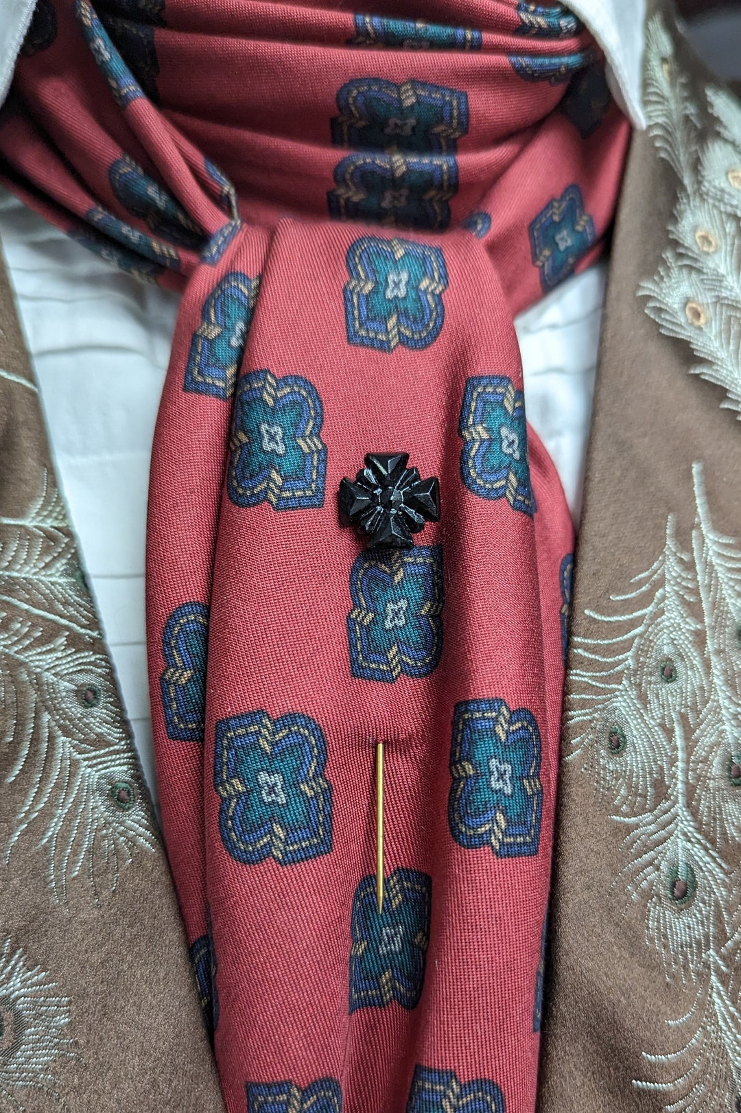 Cravat Pin, Cross Pattee - Etsy