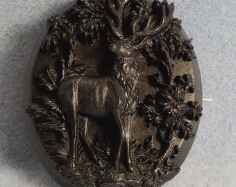 Stag Brooch - Etsy