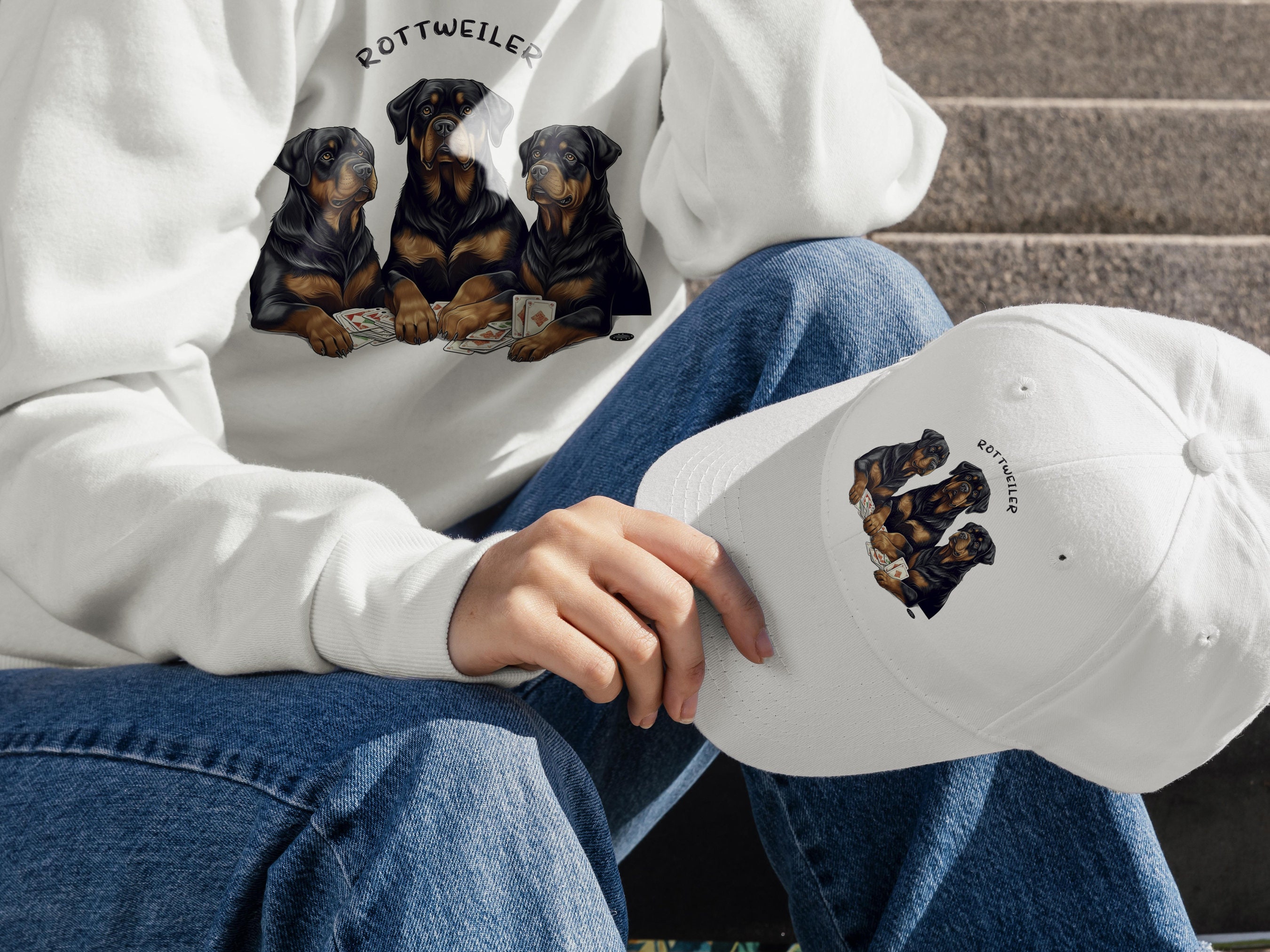 Funny 20 Bundle of Dog Breeds Illustrations, Playing Poker for Pet ...