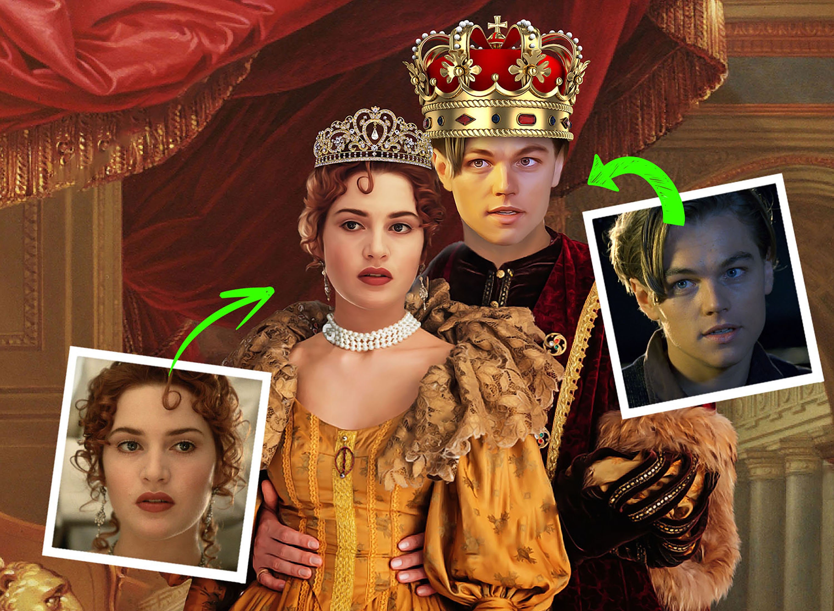 Custom King & Queen Portrait, Renaissance Portrait, Custom Royal ...