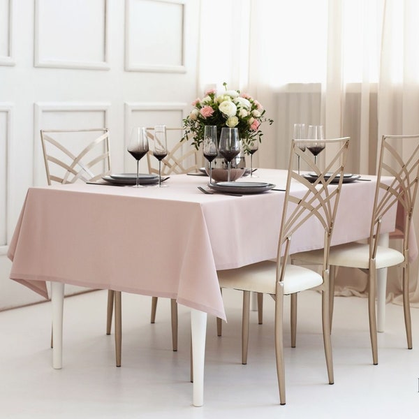 Blush Tablecloth - Etsy