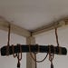 Wooden Hanging Lamp in a Rustic Style, on Chains With Decorative Edison ...