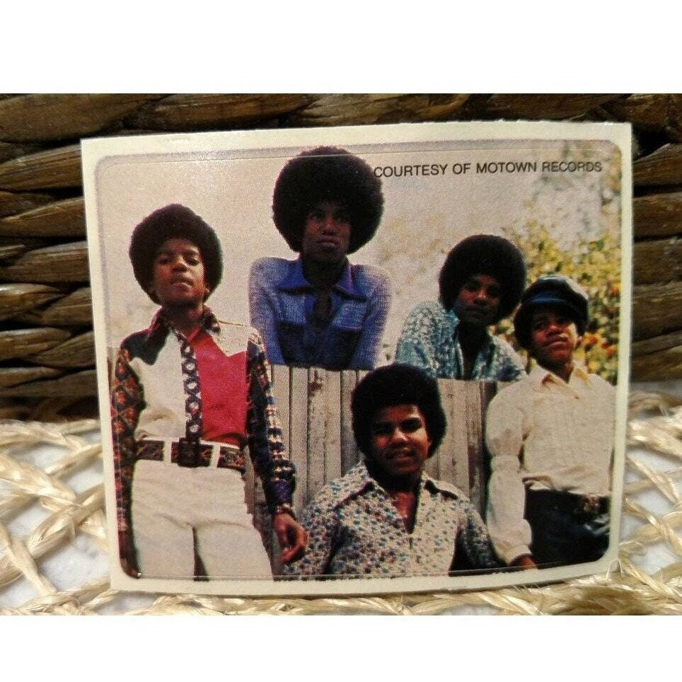 Vintage Jackson 5 Stickers, Kellogg's Cereal Premium 1984, SET/4, EUC ...