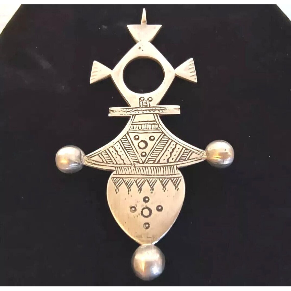 Vintage Tuareg Iferouane African Cross Pendant, Ethnic Nomad Cross, EUC ...