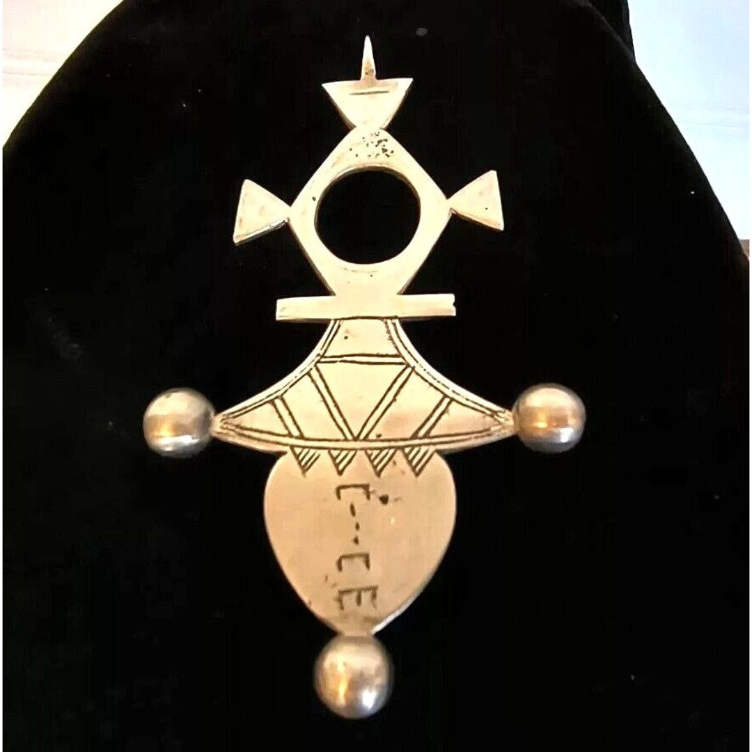 Vintage Tuareg Iferouane African Cross Pendant, Ethnic Nomad Cross, EUC ...