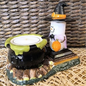 Midwest the Original S'mores Marshmallow Witch W/ Cauldron Tealight ...