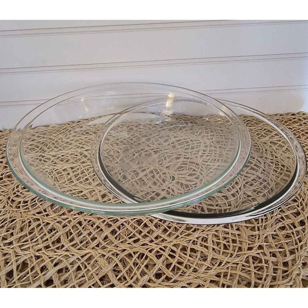 SET/2 Glass Pie Plates, 1 Pyrex and 1 Unbranded, EUC - Etsy