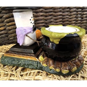 Midwest the Original S'mores Marshmallow Witch W/ Cauldron Tealight ...