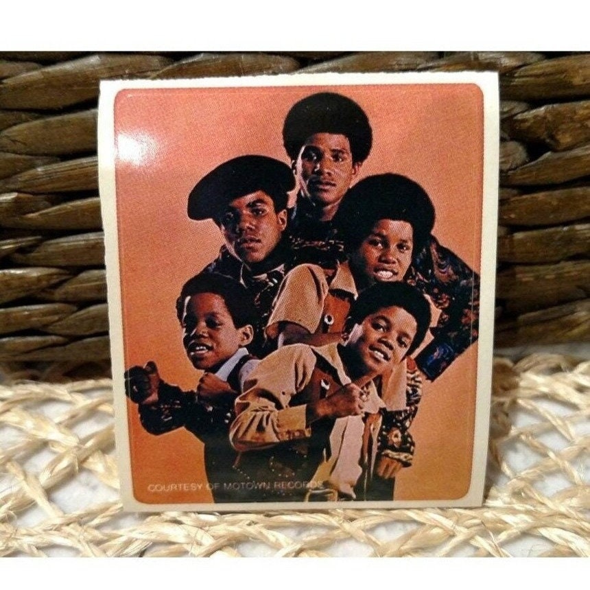 Vintage Jackson 5 Stickers, Kellogg's Cereal Premium 1984, SET/4, EUC ...