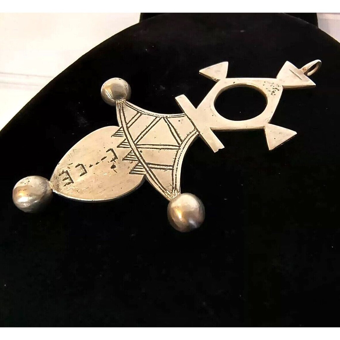 Vintage Tuareg Iferouane African Cross Pendant, Ethnic Nomad Cross, EUC ...