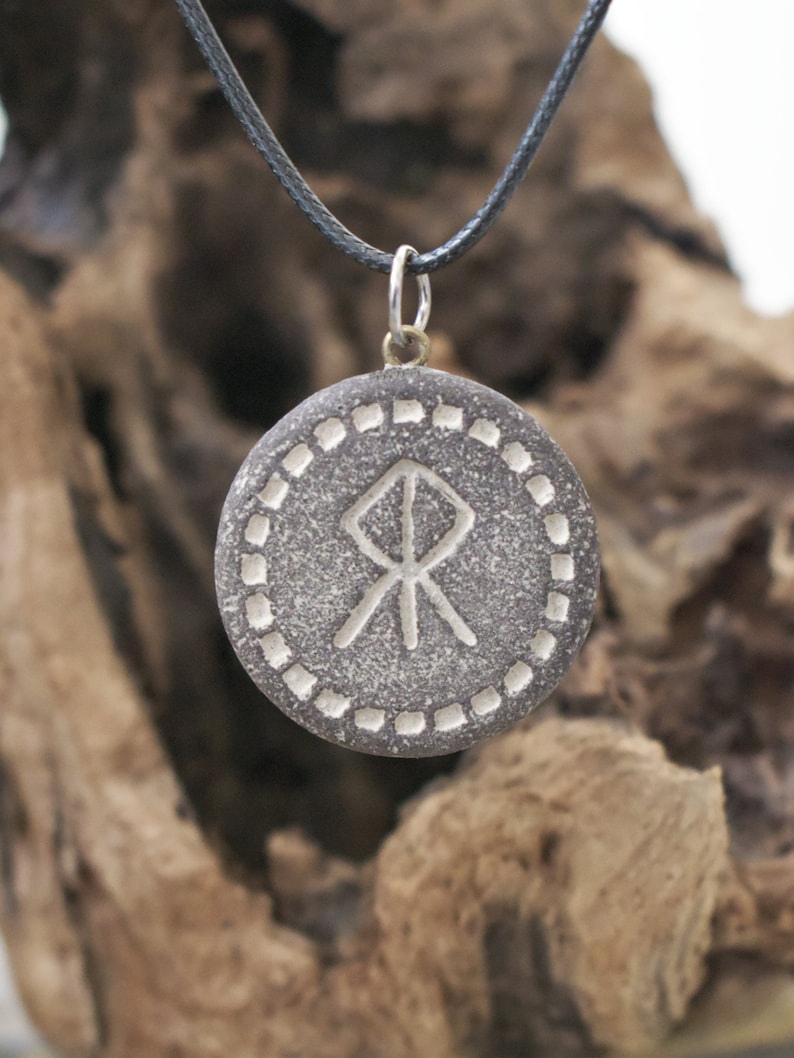 Bind Rune Courage Protection, Viking Runes Pendant,,occult Jewelry ...