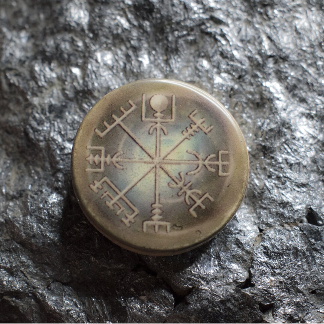 VIKING COMPASS NECKLACE, Rune Way Finder, Norse Vegvisir Pendant, Men's ...