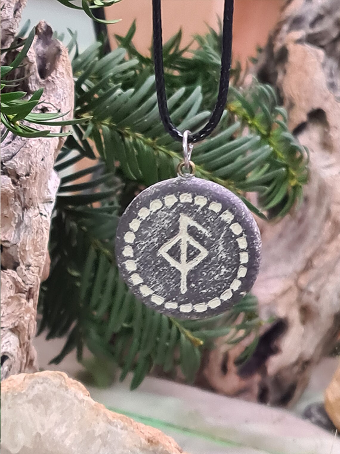 Bind Rune Pendant Rune Healthrune Protection Necklaceviking - Etsy