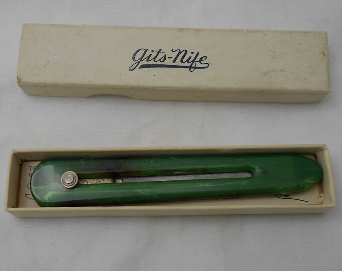 Vintage Gits-nife Retractable Razor Knife With Original Box - Etsy