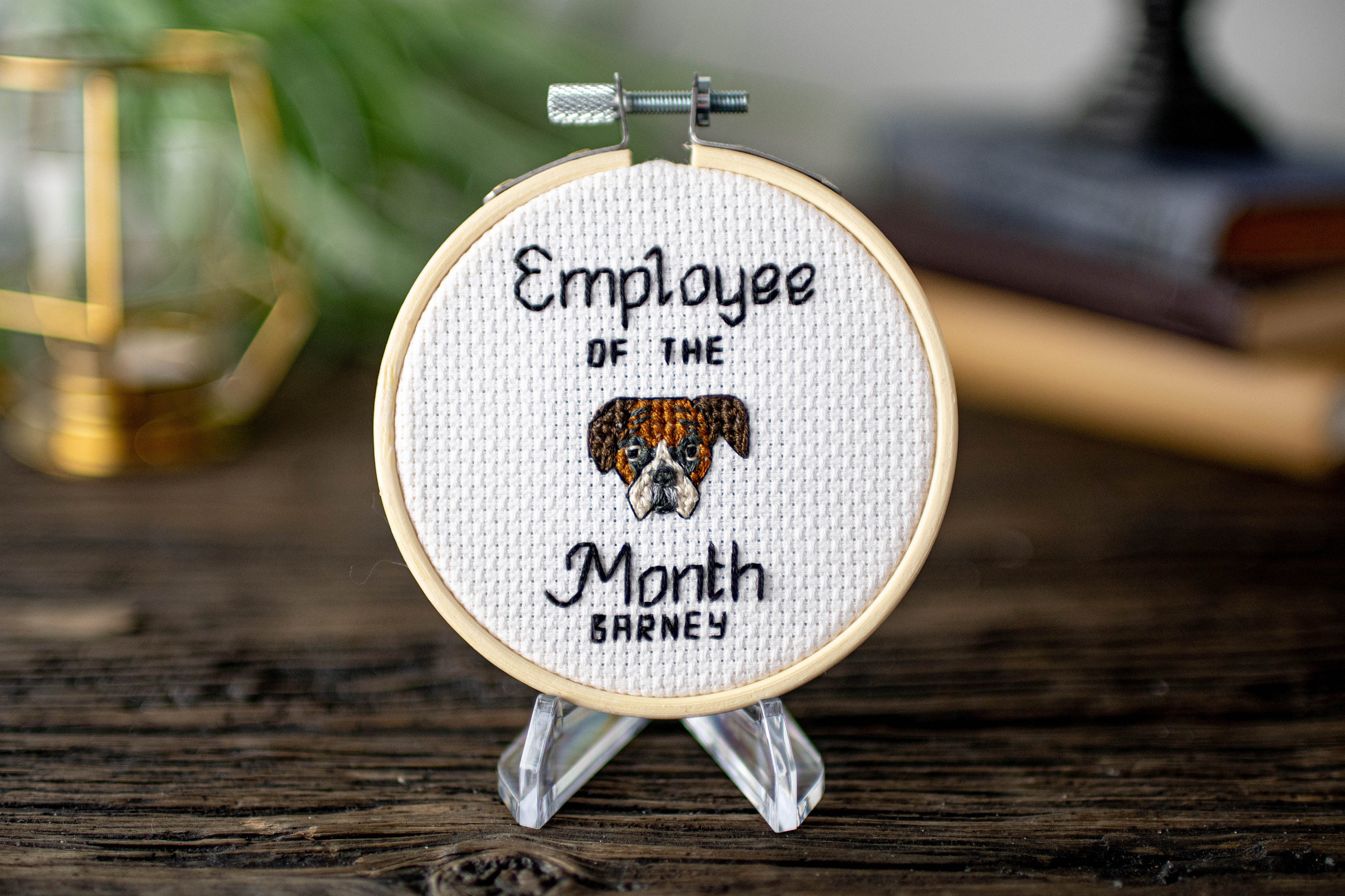 Funny Custom Pet Portrait for Cubicle Decor | Unique Funny Dog and Cat ...