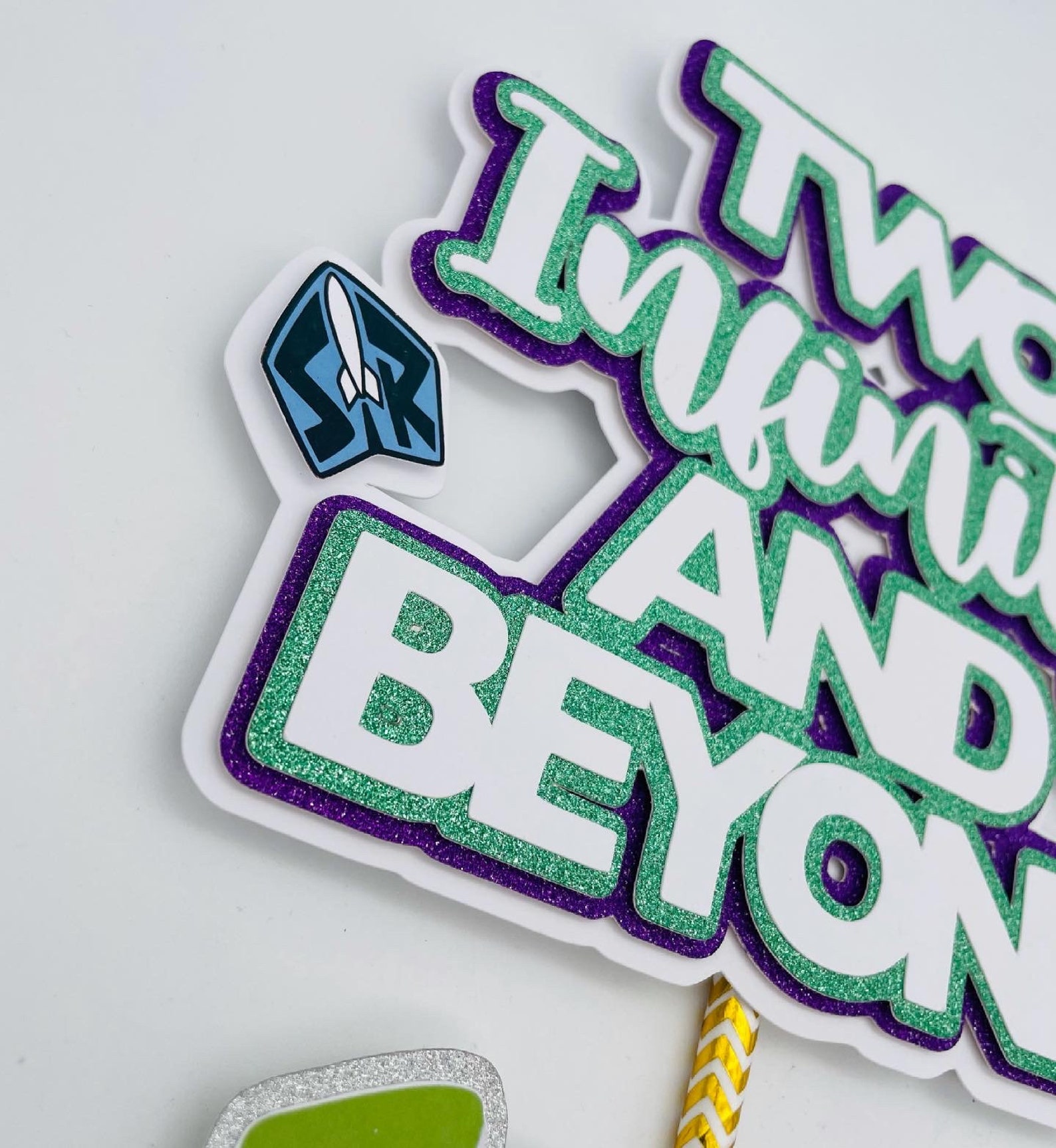 Two Infinity and Beyond Birthday Cake Topper Custom Toy Story - Etsy