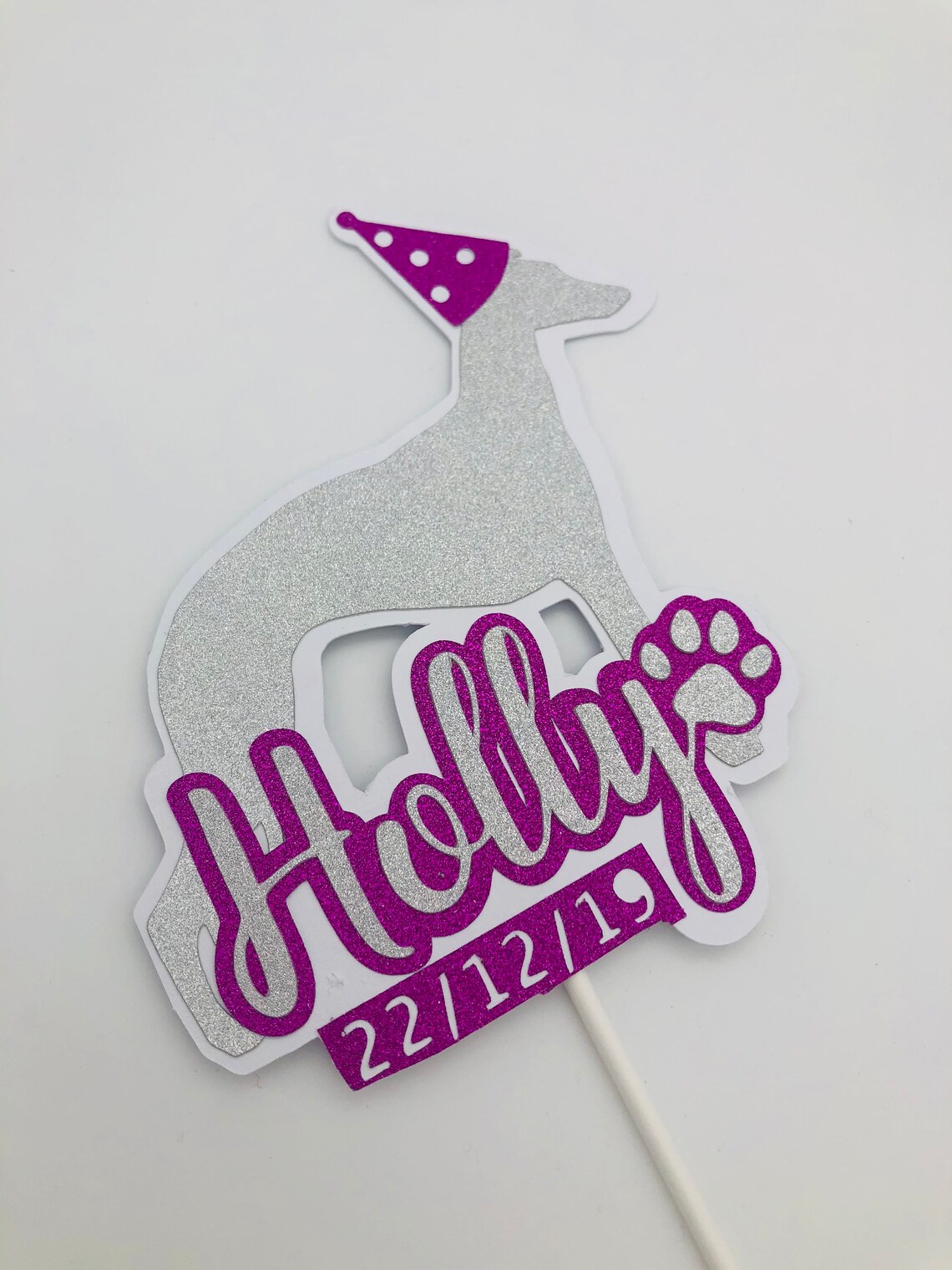 Topper de pastel de perro personalizado topper de pastel de | Etsy