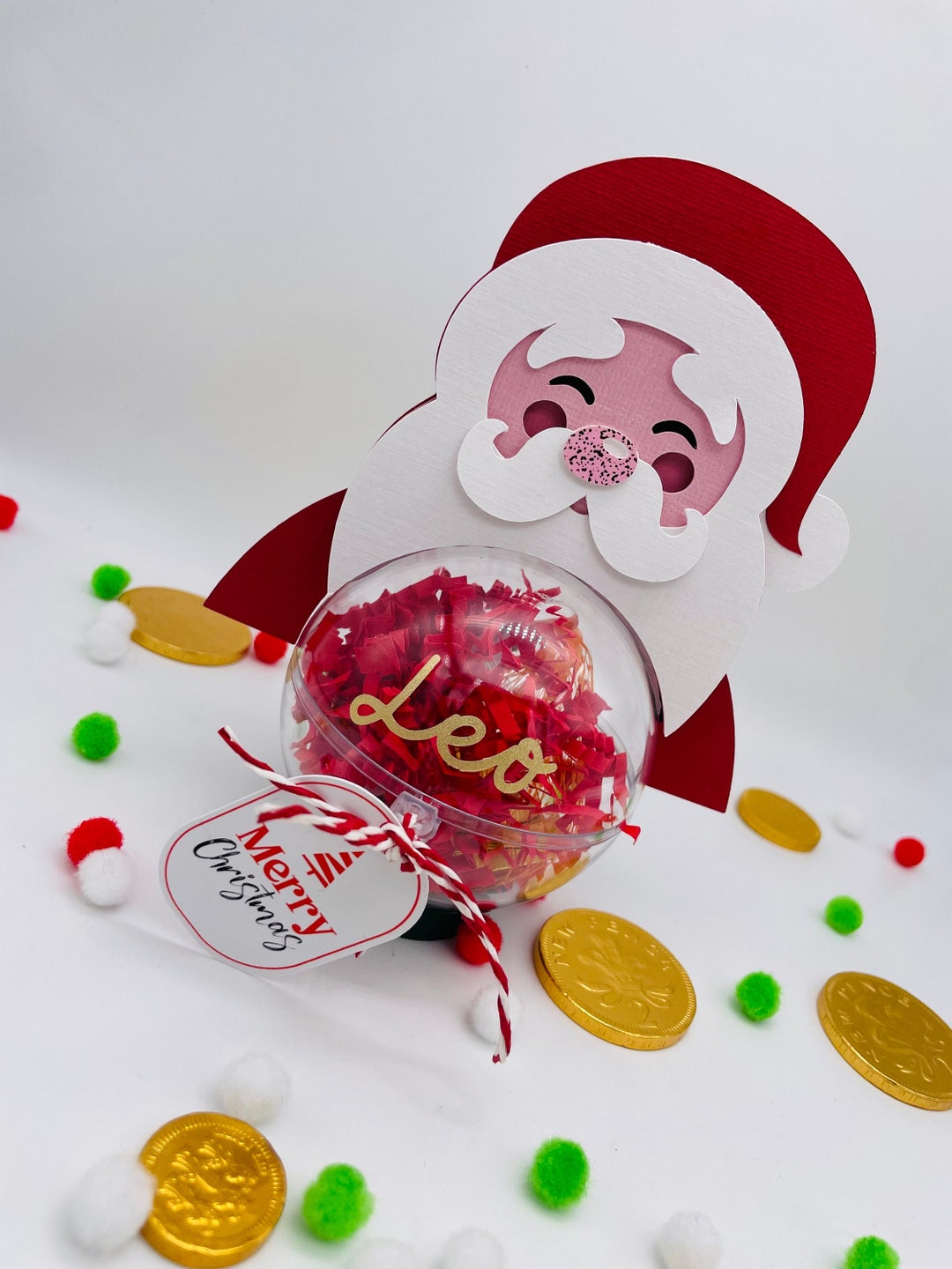 Santa Christmas Candy Holder Choose From the Grinch or Gingerbread Man ...