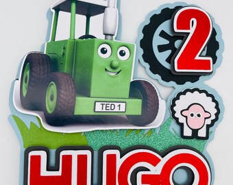 Tractor Ted Cake Topper - Etsy UK