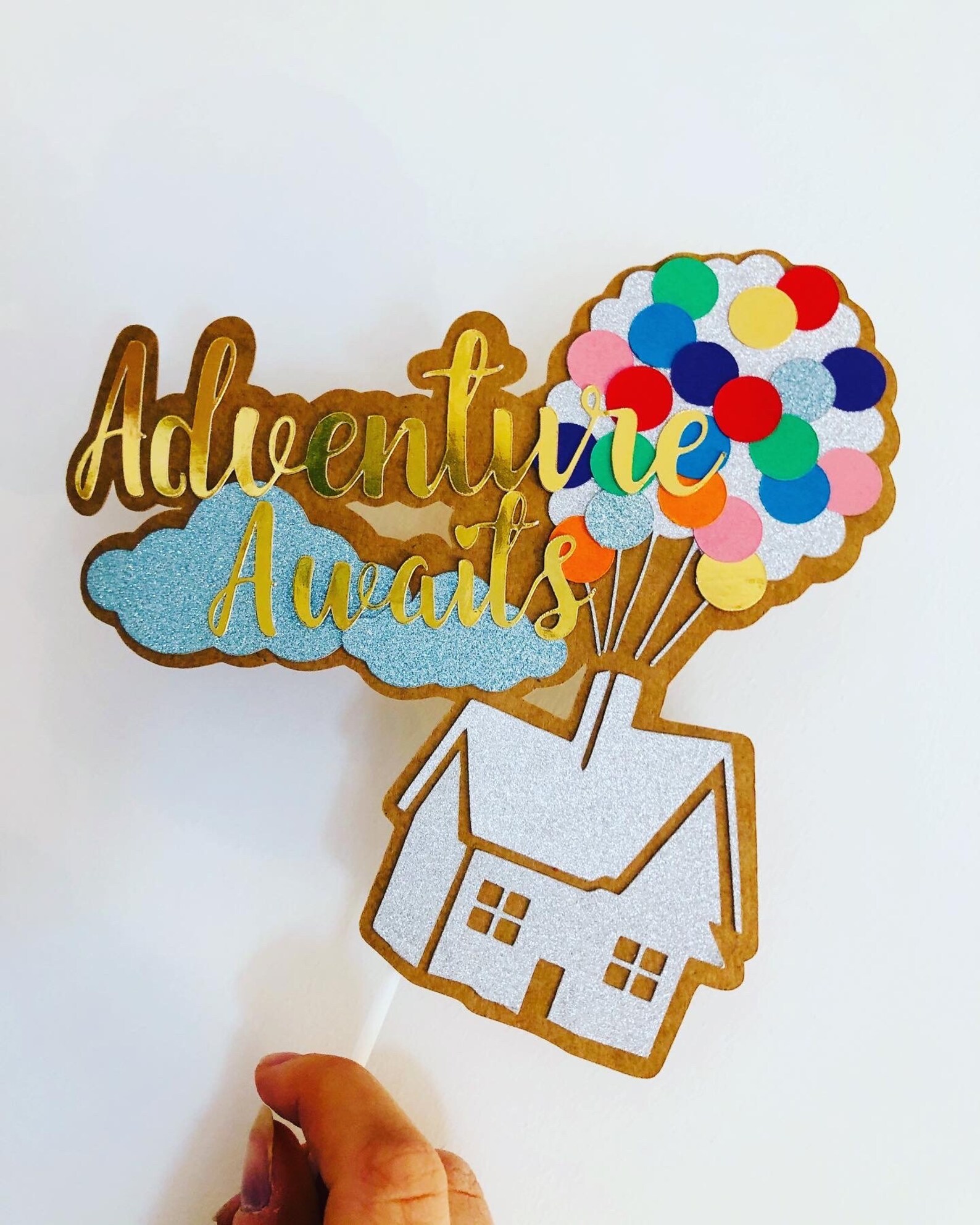 Adventure Awaits Cake Topper up Cake Topper Pixar Cake - Etsy